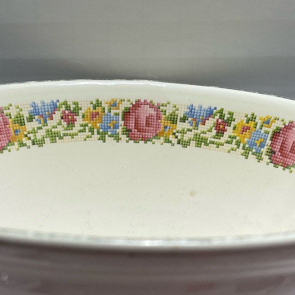 harkerware | Kitchen | Vintage Harker Hotoven Petit Point Pottery 1 ...